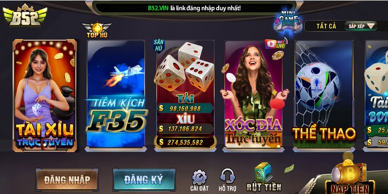 B52 club - Cổng game uy tín, đẳng cấp, đáng trải nghiệm nhất năm